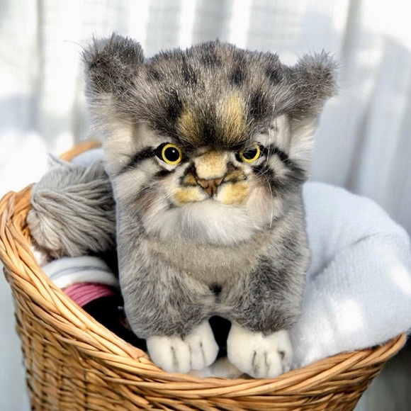 Hansa Creations | Toys | Hansa Pallas Gray Kitty Cat Plush Toy Kitten ...